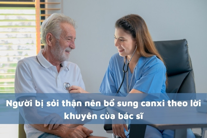 Loại canxi nào uống không bị sỏi thận, người bị sỏi thận có nên uống canxi